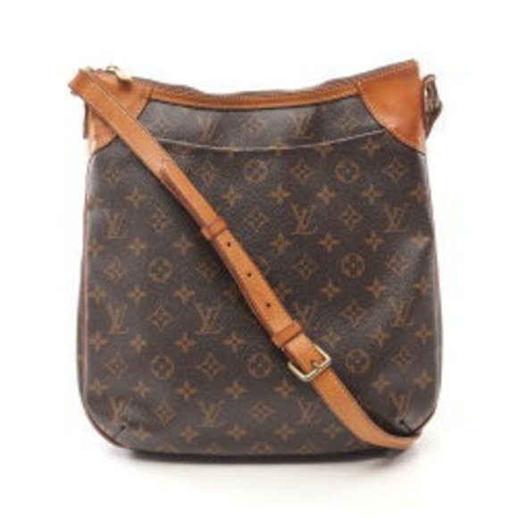 Louis Vuitton | Bags | Louis Vuitton Odeon Mm Shoulder Bag Leather ...